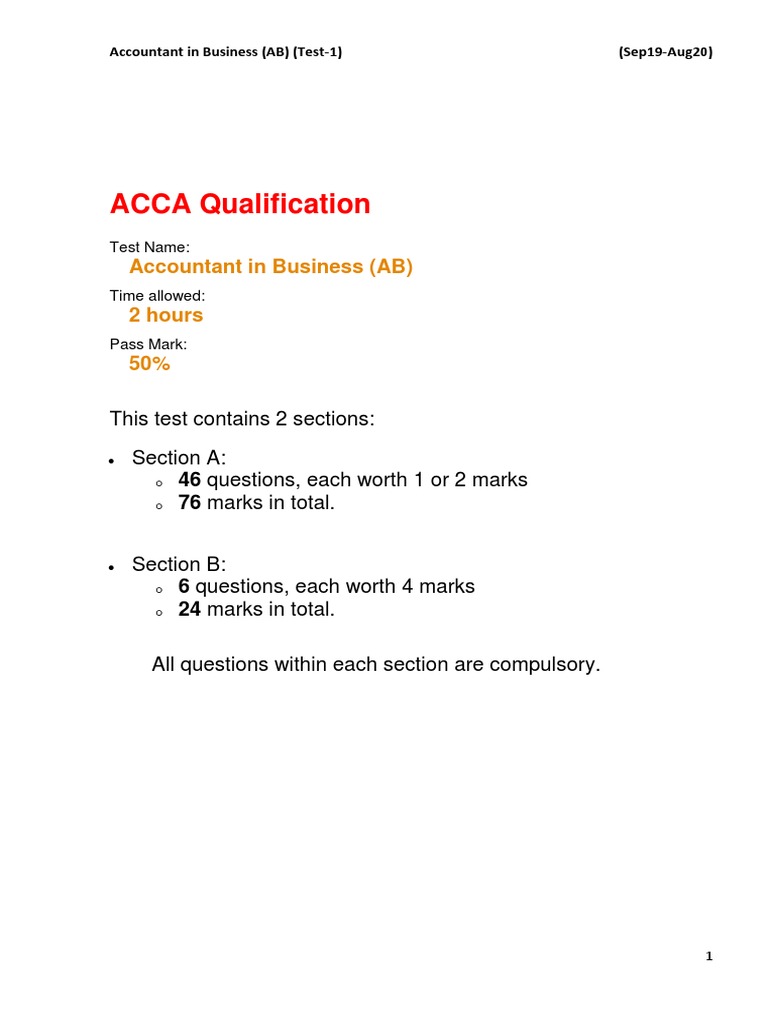Cbe 1 | PDF | Leadership | Accounting