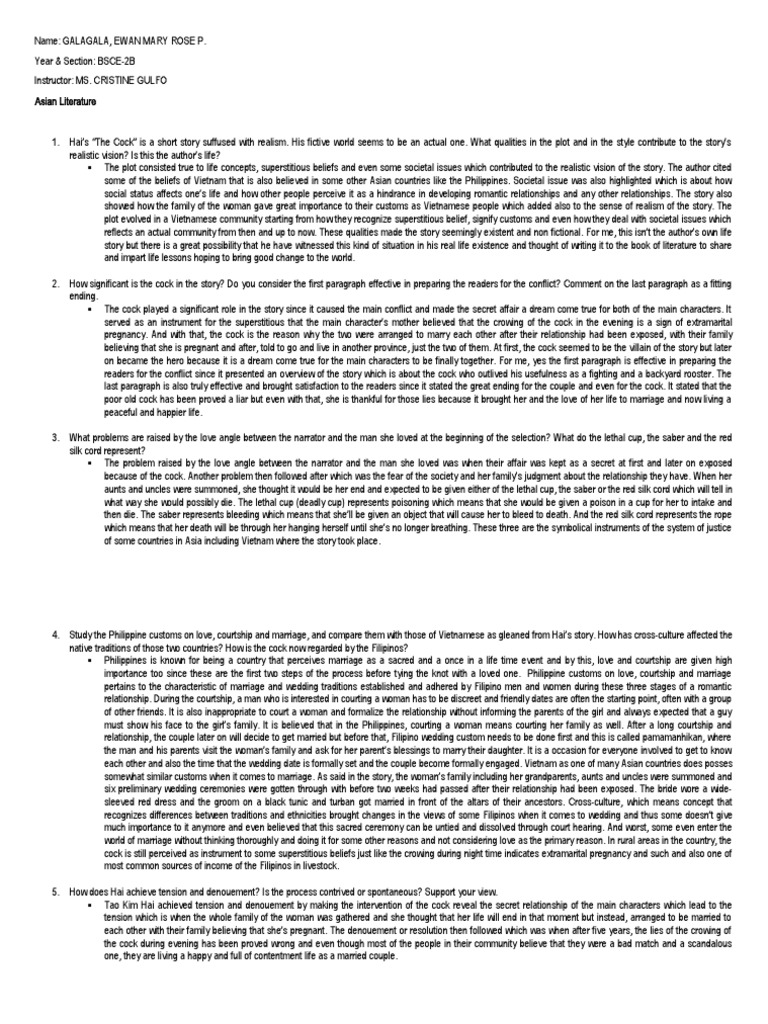 Lesson 4 Prelim Exam Galagala EMR P. | PDF | Wedding | Marriage