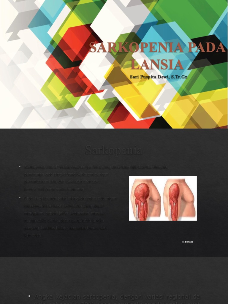 Sarkopenia Pada Lansia | PDF | Kesehatan Holistik | Gaya Hidup
