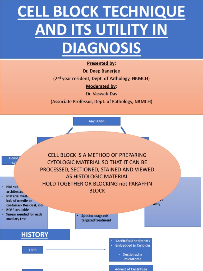 Cell Block | Download Free PDF | Cytopathology | Histology