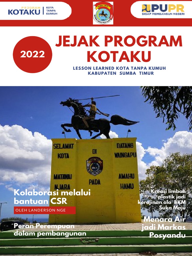 Pembelajaran Program KOTAKU Sumba Timur | PDF