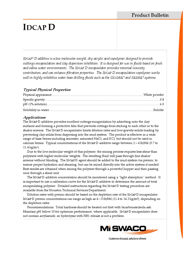 Idcap D | PDF | Sodium Chloride | Materials