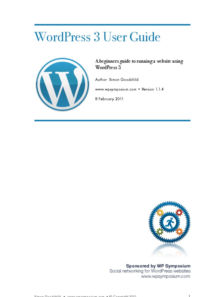 Wordpress 3 User Manual Pdf Word Press Hyperlink