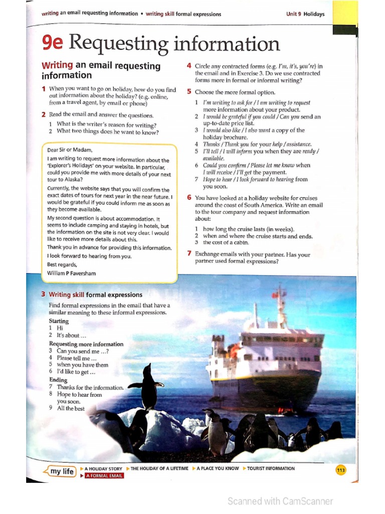 Unit 9EF Holidays | PDF