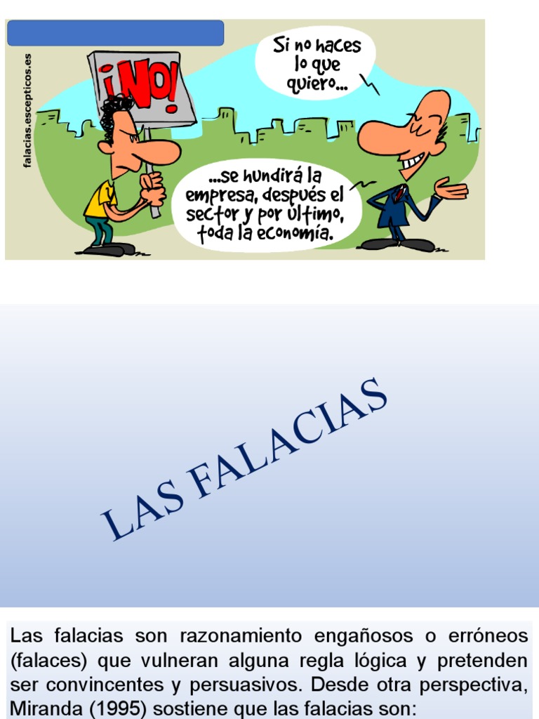 FALACIAS | PDF | Falacia | Lógica