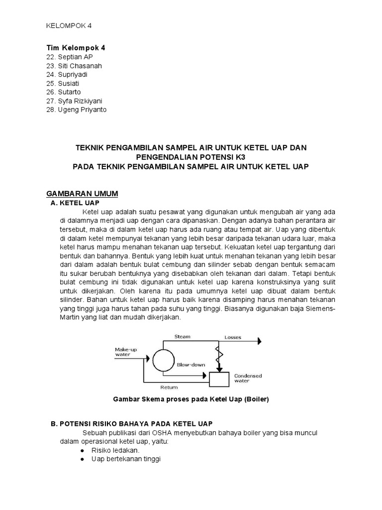Teknik Sampling Air untuk Boiler | PDF