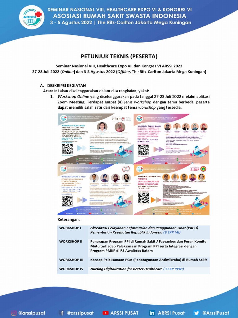 Petunjuk Teknis Umum Peserta Hce 2022 | PDF