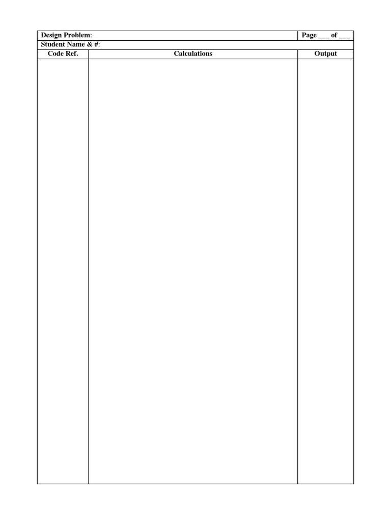 TCVS3762 Calculation Sheet Template | PDF | Computers