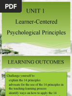 14 Learner-Centered: Psychological Principles | PDF | Metacognition | Motivation