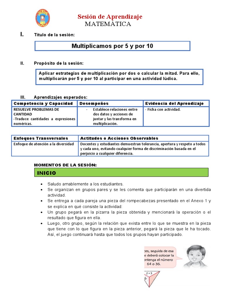 Multiplicación por 5 y 10: Aplicando estrategias de multiplicación ...