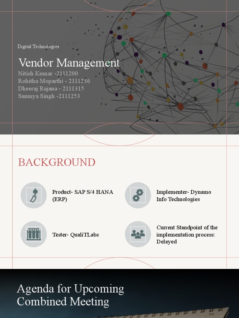 DT Vendor Management | PDF | Agile Software Development | Information Age
