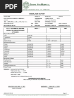 Urinalysis Result Form | PDF