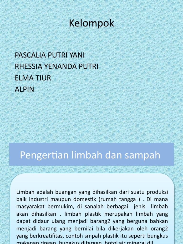 Daur Ulang Botol Plastik | PDF | Kesehatan Holistik | Sains & Matematika