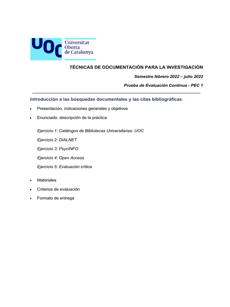 Pec1 21-22 2 Ibe | PDF | Acceso abierto | Evaluación
