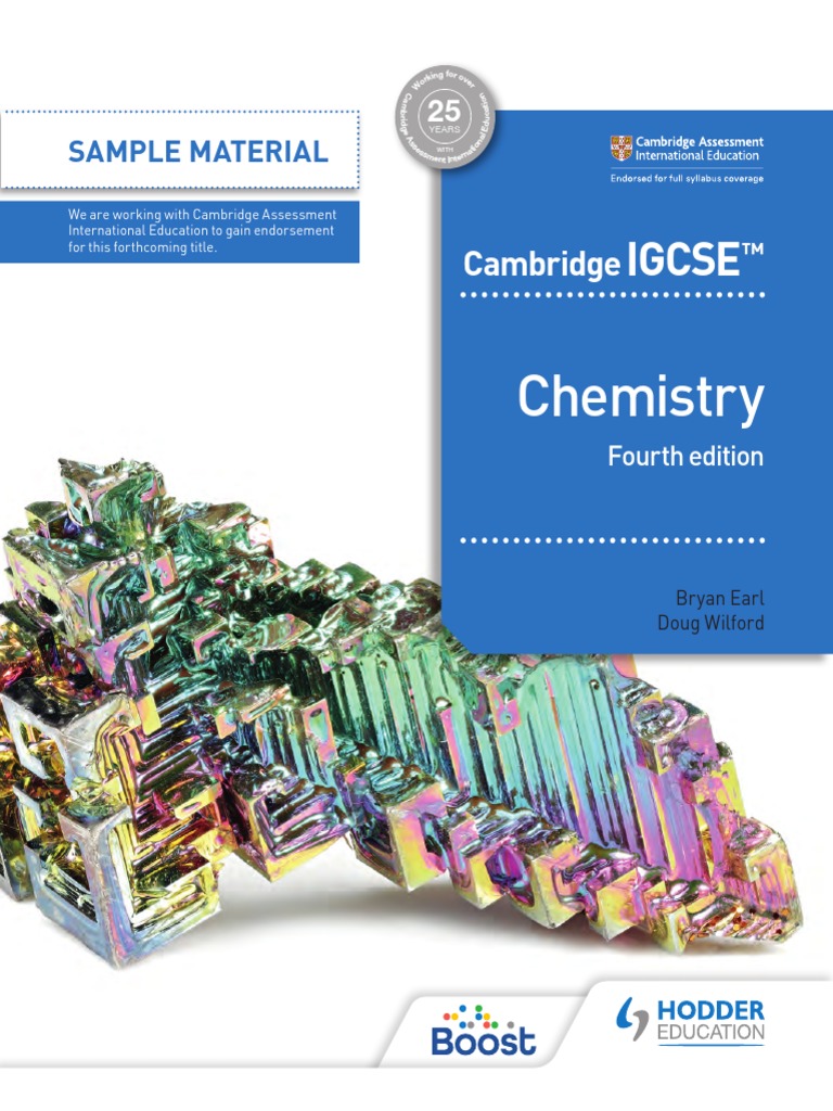 IGCSE Chem Lores | PDF | Redox | Chemical Elements