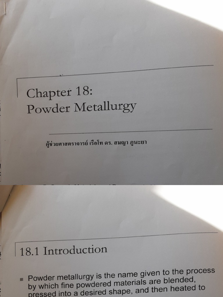 Powder Metallurgy | PDF | Sintering | Physical Sciences