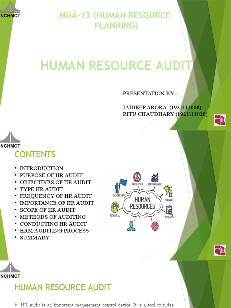 HR AUDIT JaideepRitu | PDF | Human Resource Management | Audit