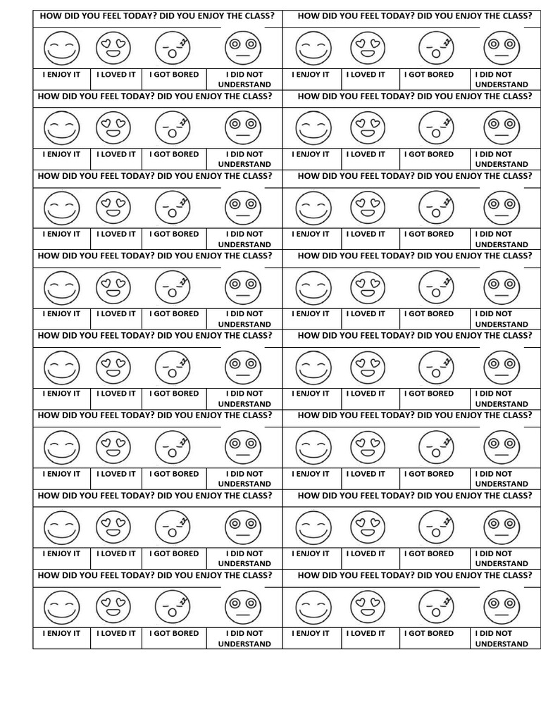 how-did-you-feel-today-pdf
