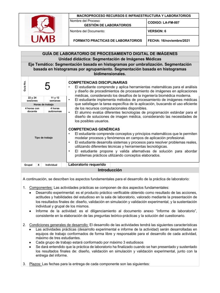 Guia5 Etiquetado de Regiones en Imagenes 221 | PDF | Laboratorios | Diseño