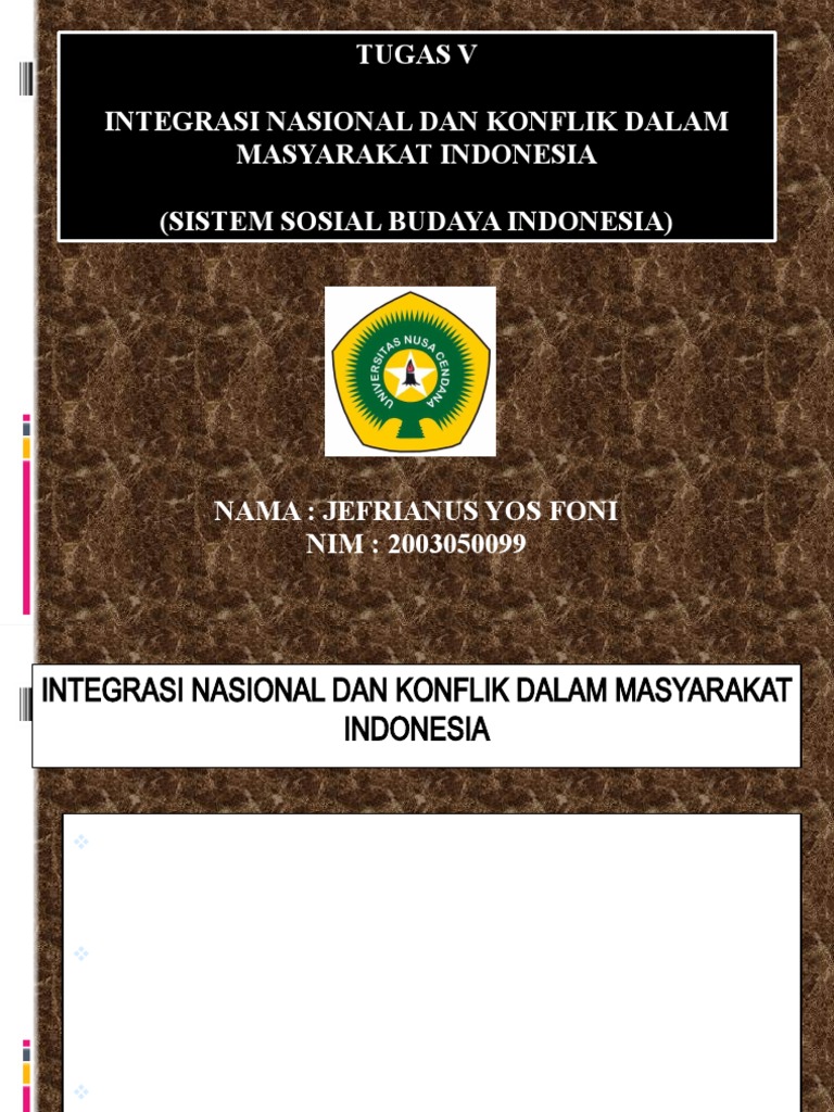Integrasi Nasional | PDF | Politik