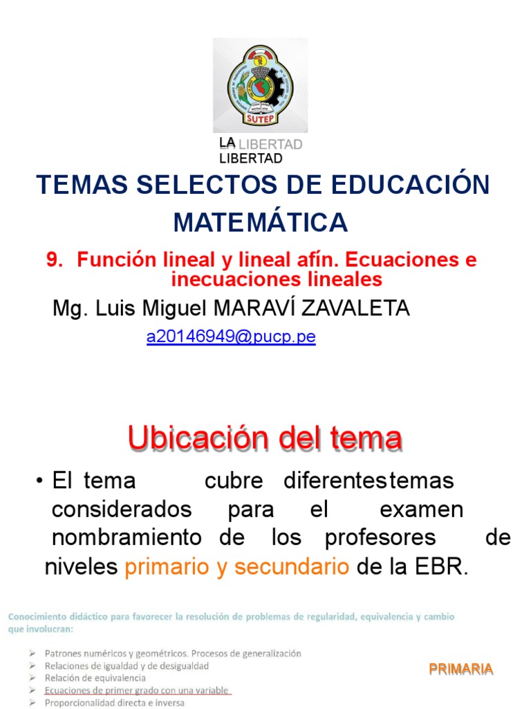 Temas Selectos de Educación Matemática-9 | PDF | Ecuaciones | Conjunto (Matemáticas)