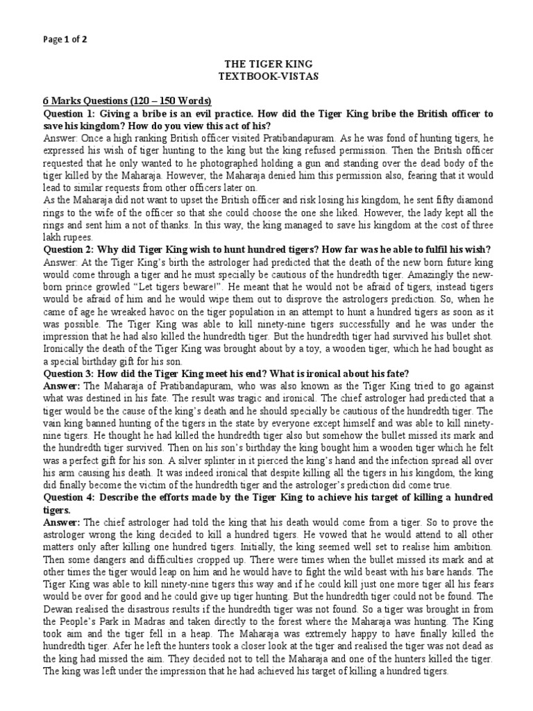 The Tiger King-Iv | PDF | Superstitions | Tiger