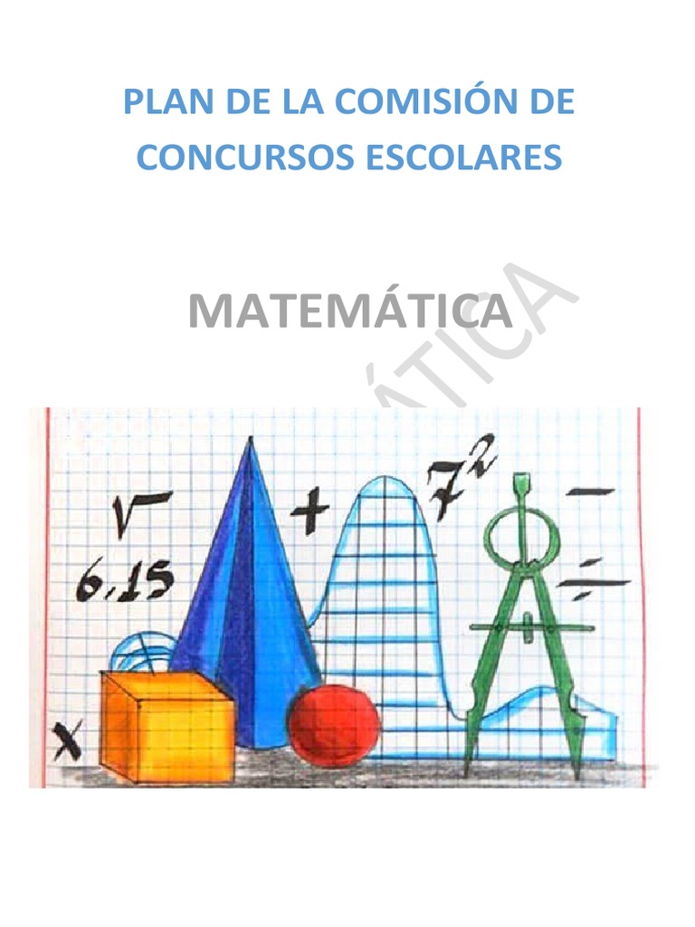 Plan Matemática Pdf Matemáticas Pensamiento