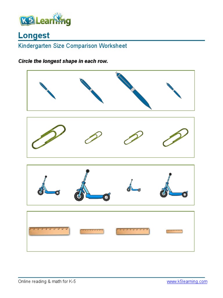Kindergarten Longest Picture 2 | PDF