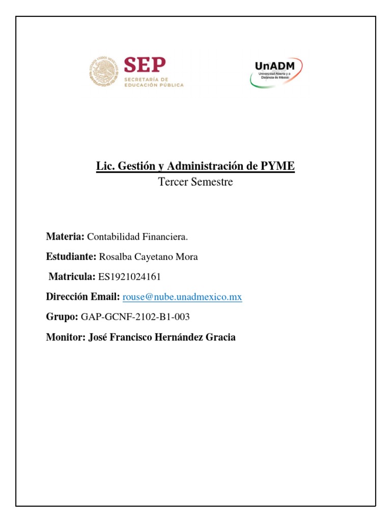 GCNF A1 U1 Rocm Actividad 1 Caja y Fondo Fijo de Caja Identificar Los Conceptos Que Aumentan ...