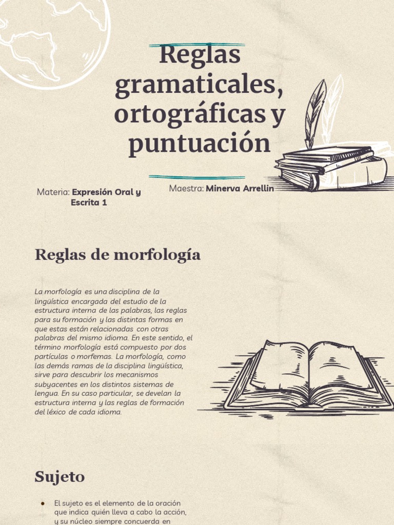 Reglas Gramaticales | PDF | Verbo | Predicado (Gramática)