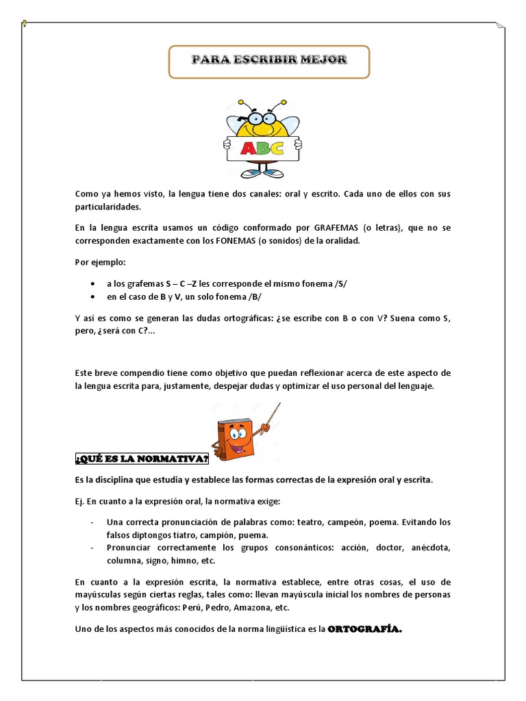 Ortografía OLE | PDF | Fonética | Lingüística