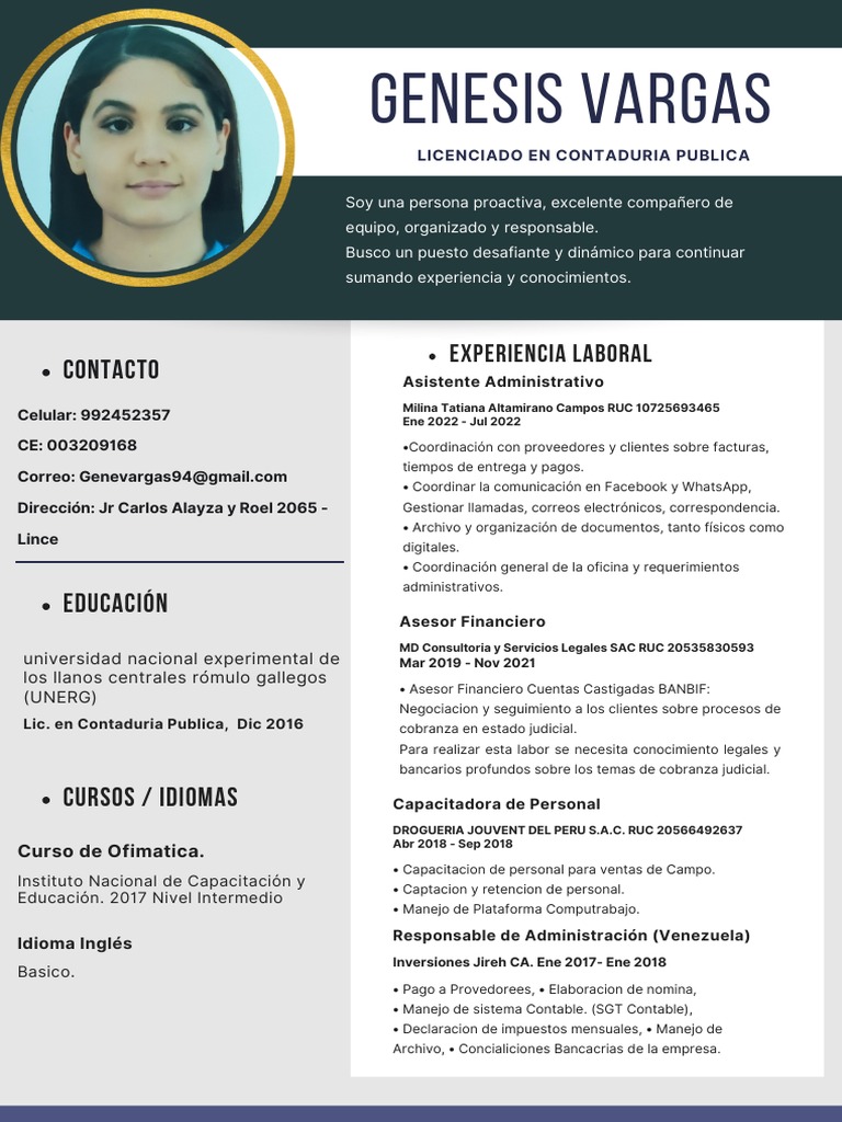 Genesis Vargas | PDF | Industrias de servicio | Economias