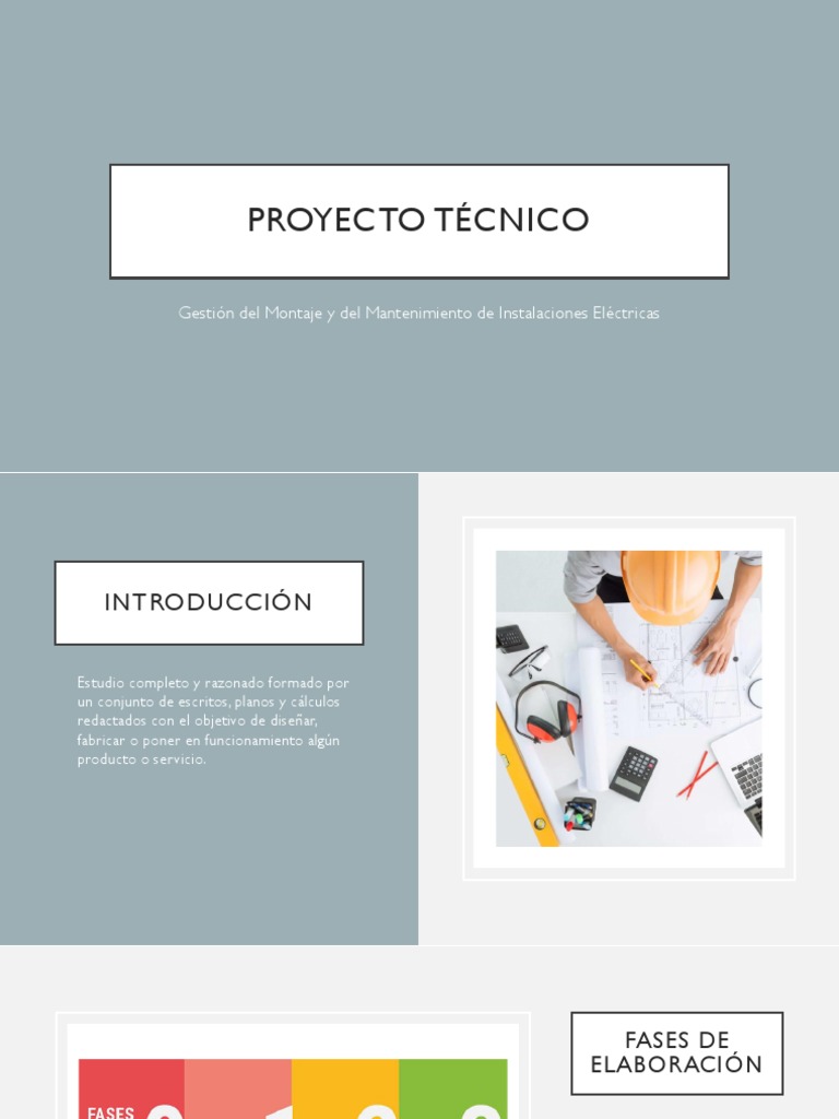 Proyecto Tecnico | PDF | Presupuesto | Economias