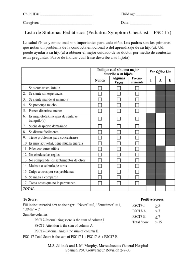 PSC 17 Spanish | PDF