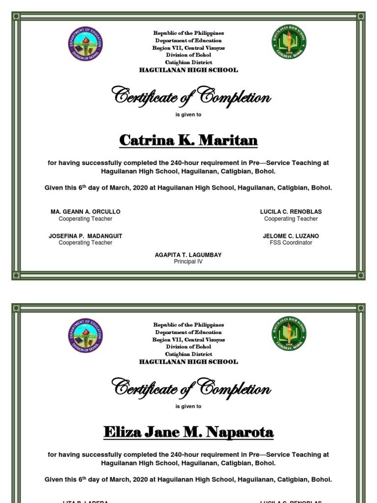 Certificate of Sts | Download Free PDF | Philippines