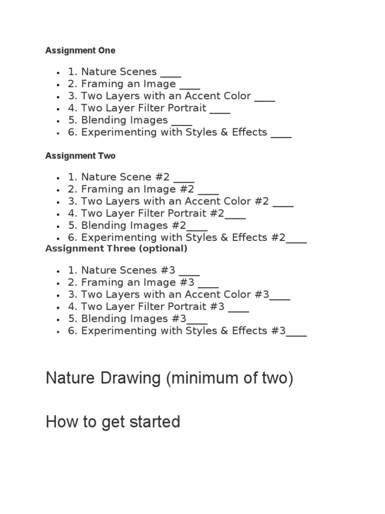 Photo Editing Assignments in Photoshop | PDF | Adobe Photoshop | Photograph
