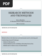 Self Reporting Techniques | PDF