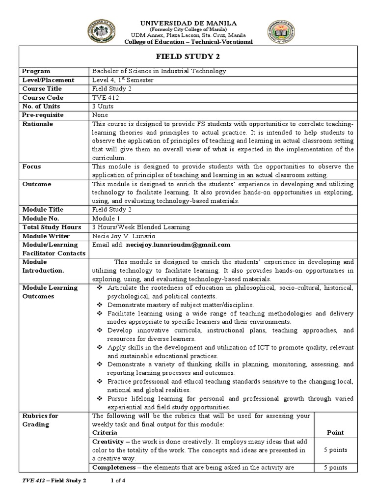 FS 2 Activity Sheet 1 | PDF | Curriculum | Learning