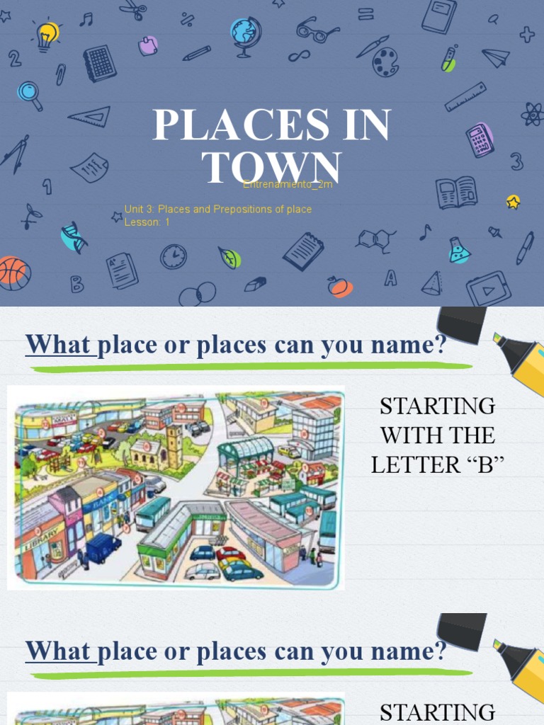 Lesson 1 - Places | PDF