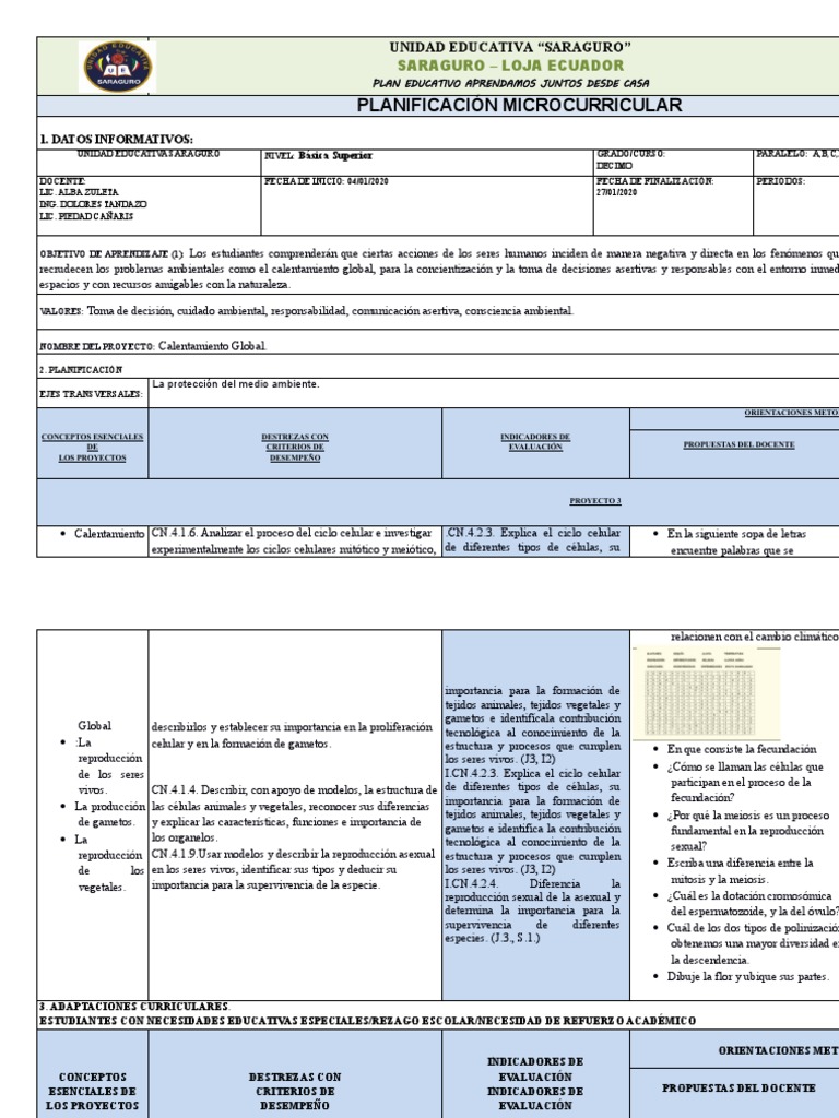 Pyoy 3 | PDF | Reproducción | Mitosis