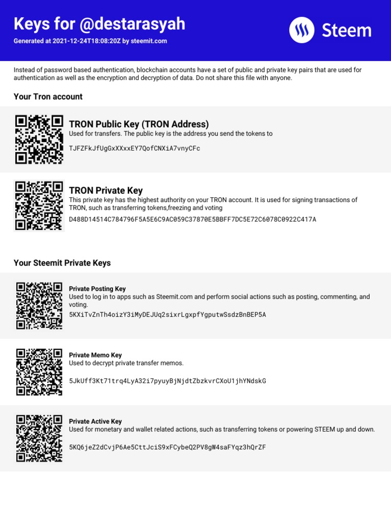 Keys For @destarasyah | PDF | Public Key Cryptography | Key (Cryptography)