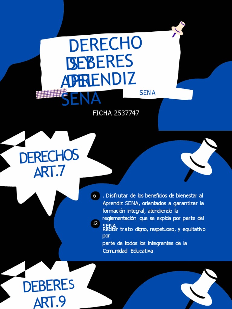 Derechos y Deberes Del Aprendiz Sena | PDF