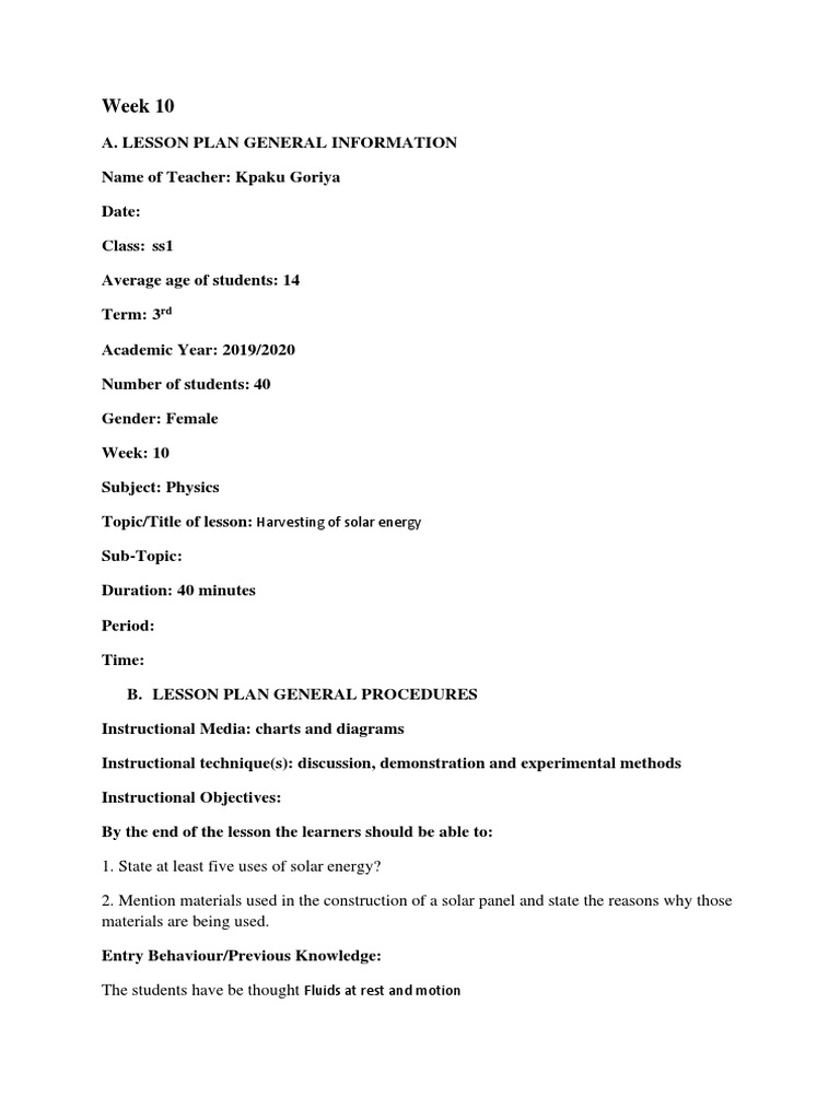 Solar Energy Harvesting in SS1 Physics | PDF | Solar Energy | Sun