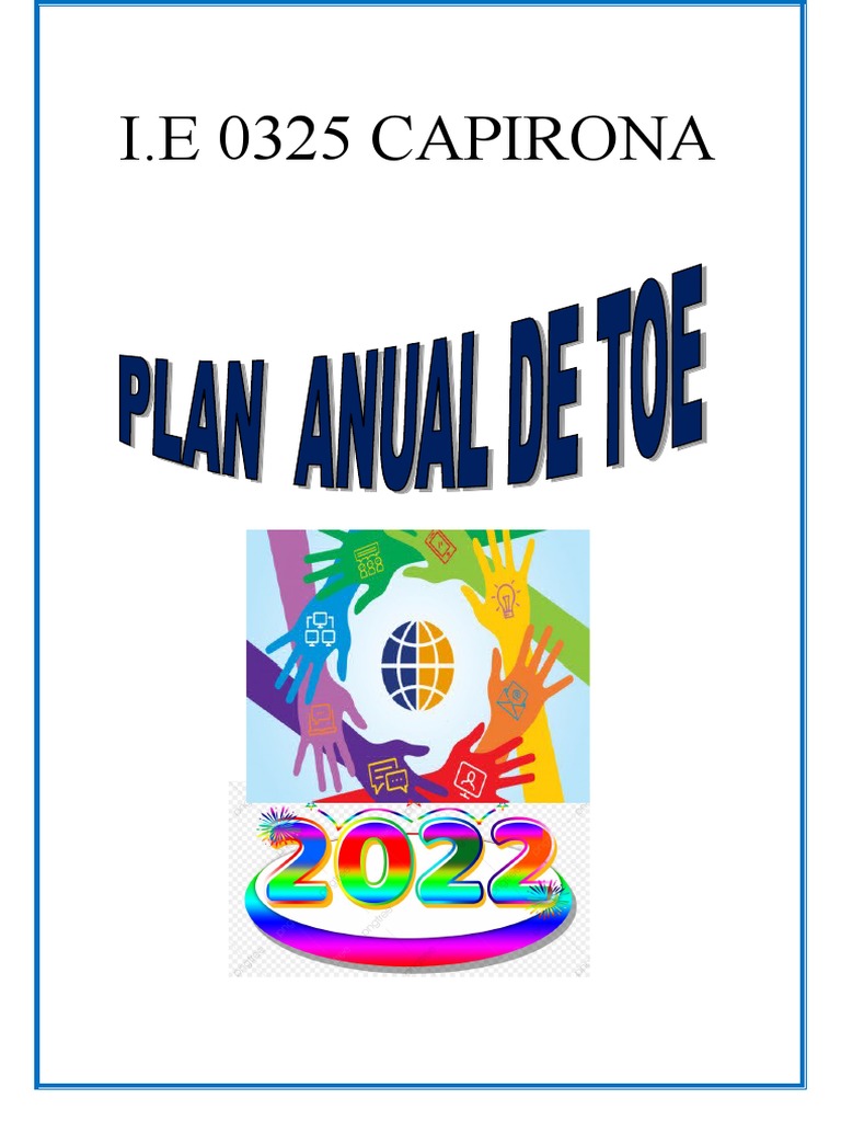 Plan Anual de Tutoría 2022 I.E. 0325 Capirona | PDF | Violencia ...