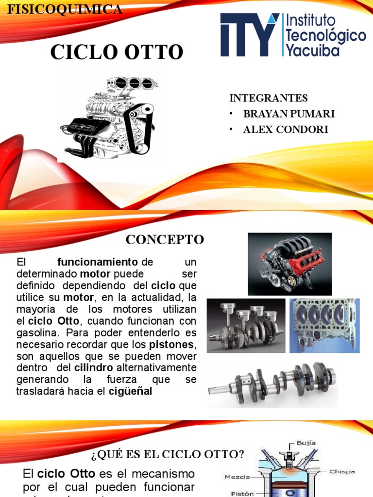 Ciclo Otto | PDF | Motor de combustión interna | Pistón