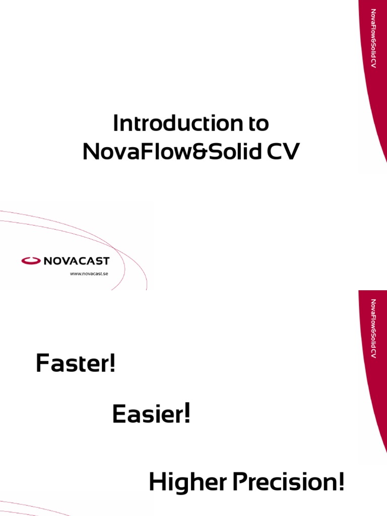 Introduction To NovaFlowSolid | PDF | Casting (Metalworking) | Materials