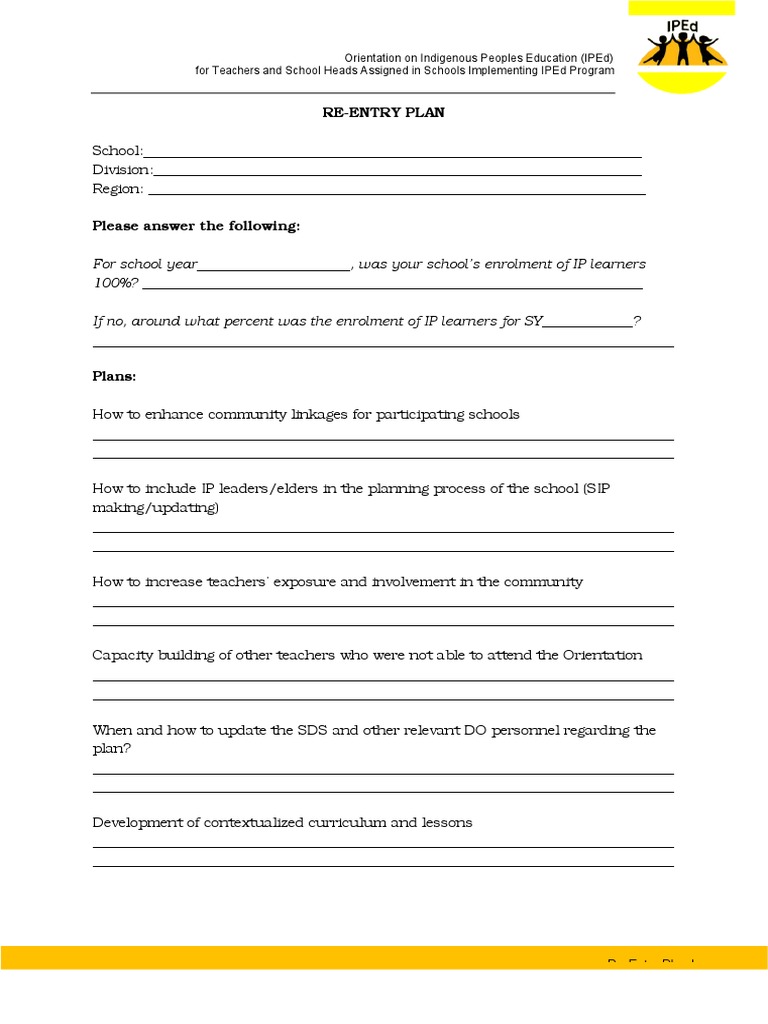 1-Re-Entry-Plan | PDF