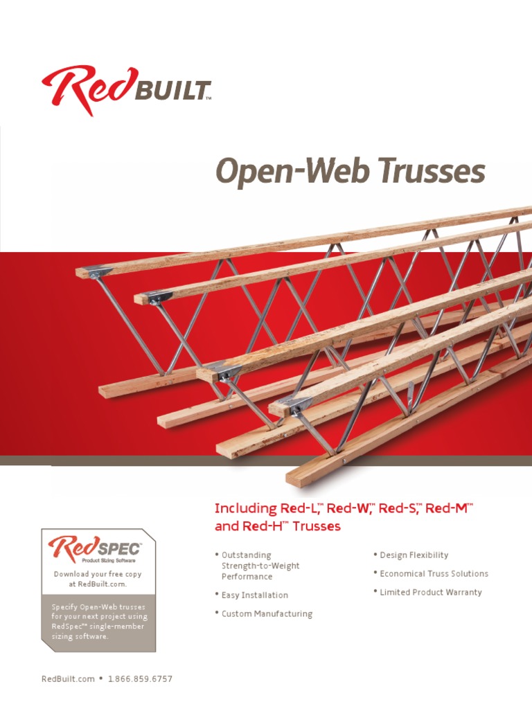 RedBuilt Open-Web Guide | PDF | Truss | Design