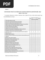 Staic Manual | PDF | Ansiedad | Validez (Estadísticas)