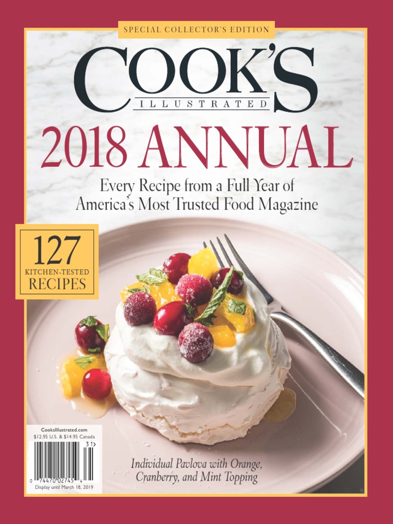 Cooks Illustrated 2018 | PDF | Roasting | Steak